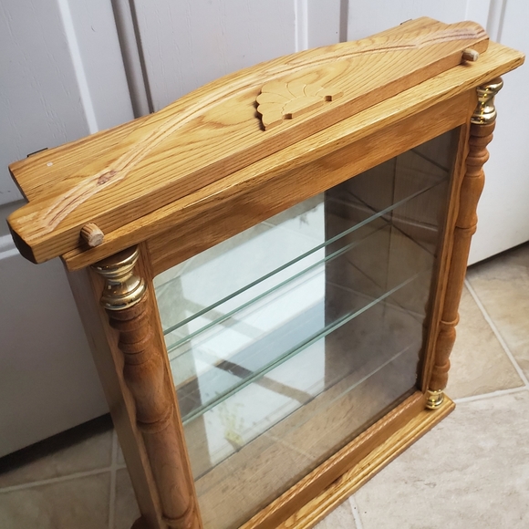 no brand | Wall Decor | Glass And Mirrored Wall Display Case | Poshmark